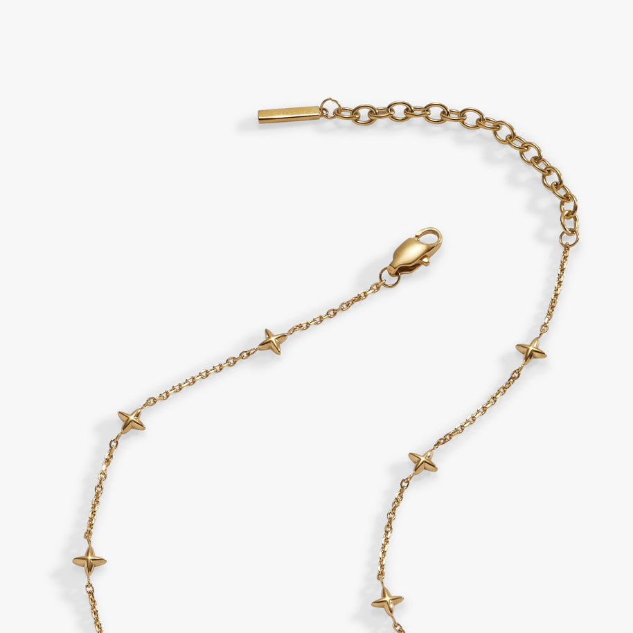 ALEX AND ANI Star Chain Necklace – Blush Lux